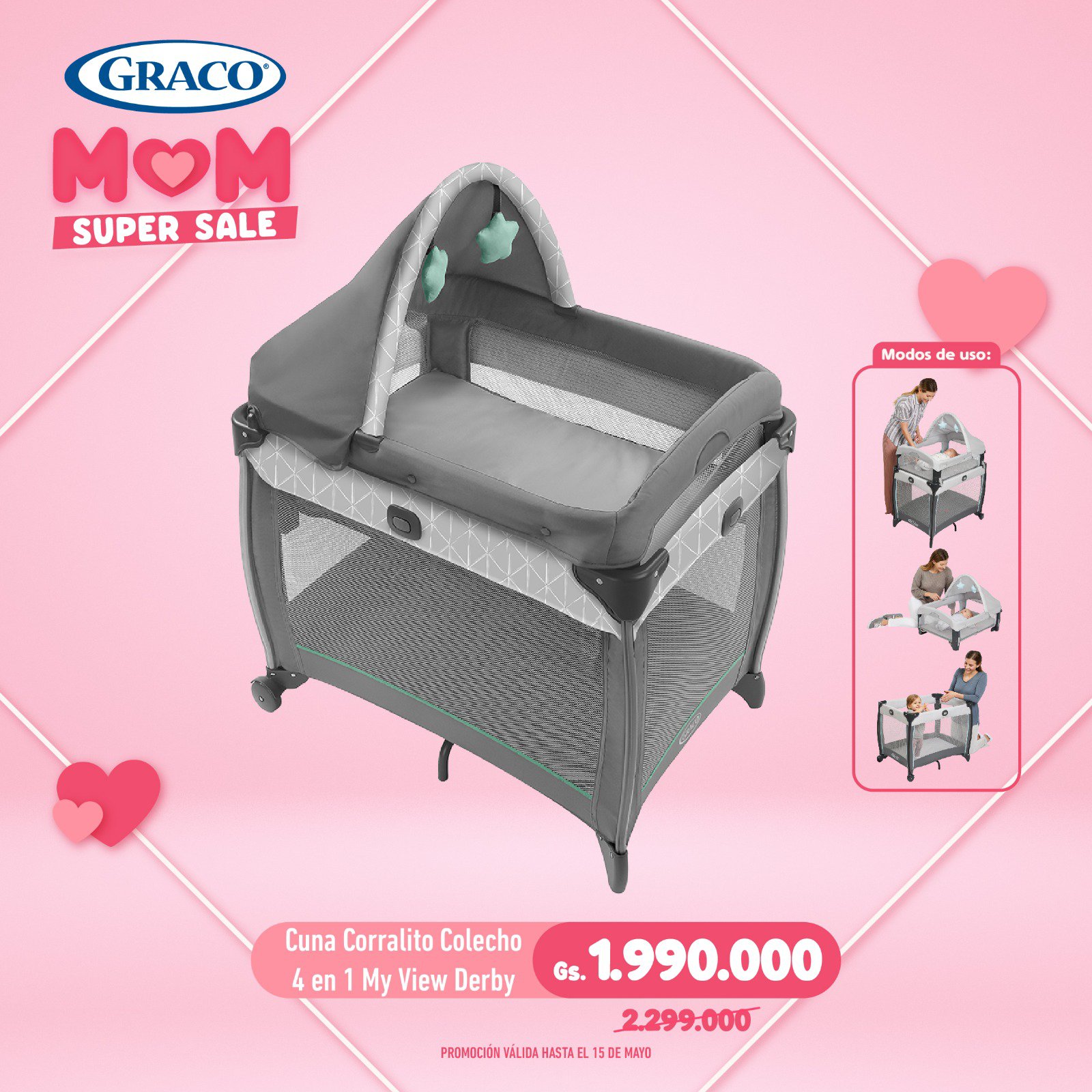 Cuna Corralito Colecho 4 en 1 My View Derby La cuna corralito colecho 4 ...
